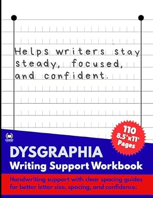 Dysgraphia Writing Practice Workbook for Kids Ages 8-10: Daily Writing ...