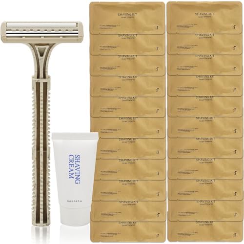 Amazon.com: Disposable Shave Kit for Men &Women - 100 Pcs Wheat Straw ...