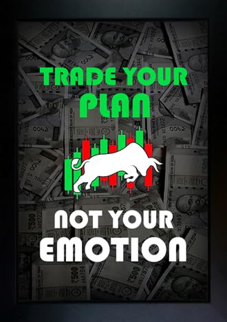 CrowdHall Motivational Quote Wall Frame with Poster, Stock Market ...