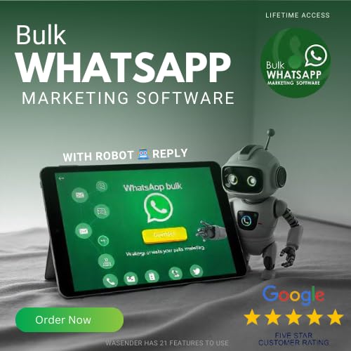 Bulk WhatsApp Marketing Software with Bot | 1 yr License | demo +918129884821 | Bulk Marketing ...