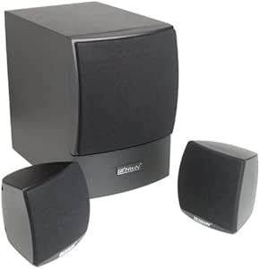 Benwin S50B Conventional 3 Piece Multimedia Speaker System (Black ...