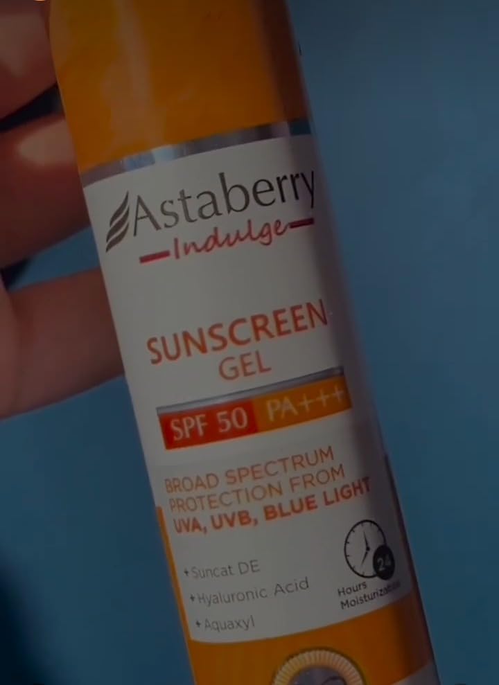Astaberry Indulge Sunscreen Gel SPF 50 PA+++ |Broad Spectrum protection ...