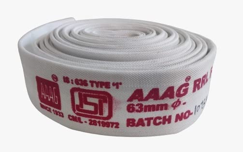 AAAG RRL Fire Hose Pipe 7.5 Mtr BIS Marked Without Coupling Type-A 63 ...