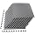 BalanceFrom Puzzle Exercise Mat with EVA Foam Interlocking Tiles, Gris ...