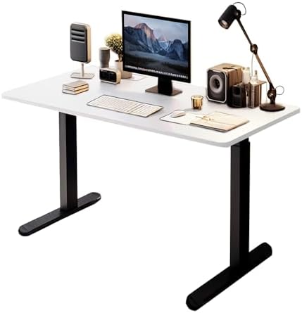 QLLY Height Adjustable Standing Desk, Sturdy Working Writing Table for ...