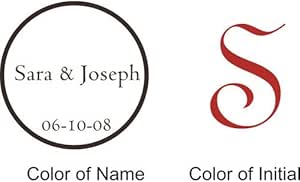 Amazon.com: Susan and Greg Monogram Wall Decal Size: 28" H x 28" W ...