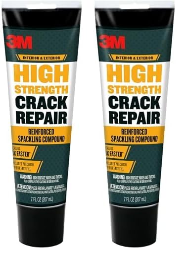 Amazon.com: 3M High Strength Crack Repair, 7 oz, Wall Crack Repair ...