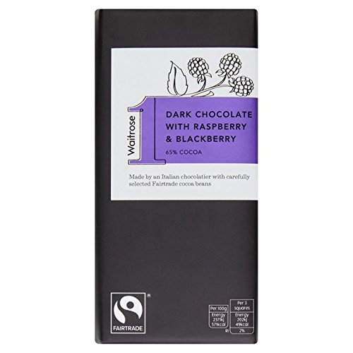Amazon.com : Waitrose 1 Dark Chocolate with Raspberries & Blackberries ...