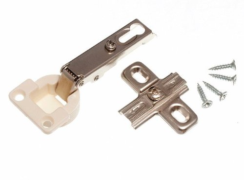 3 x Nylon Cup White Cabinet Door Cupboard Hinges 26MM 95° - Amazon.com