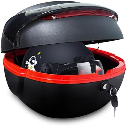Amazon.com: ABESTME Motorcycle Top Case, Motorcycle Tour Tail Box ...