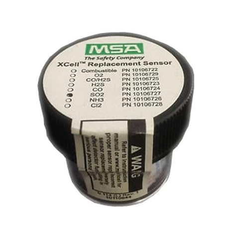 MSA Sulfur Dioxide XCell Replacement Sensor Kit For Use With ALTAIR 5X ...