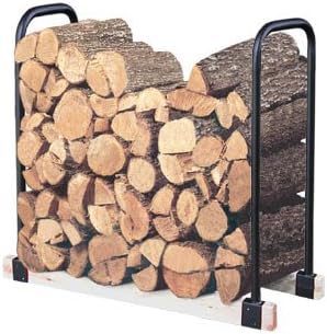 Amazon.com: Adjustable Firewood Storage Rack - Weatherproof Steel ...