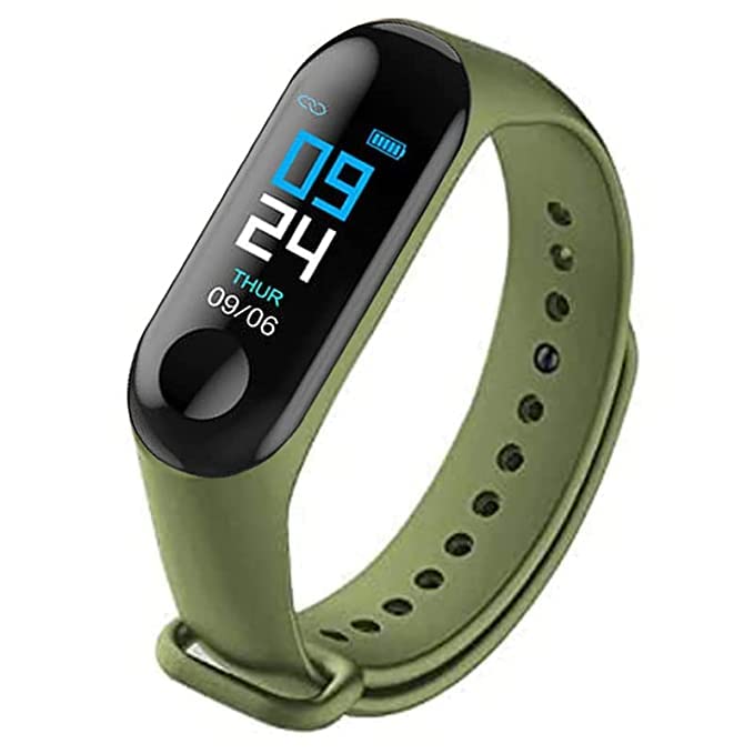 HUG PUPPY Smart Fitness Band Tracker with Heart Rate Monitor, Call ...