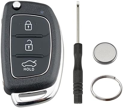 3-Button Car Key Shell for Hyundai i20 i30 ix20 ix35 Tucson Santa Fe ...