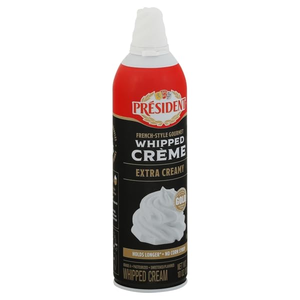 Amazon.com: PRESIDENT Extra Creamy Whipped Creme, 10 OZ : Grocery ...