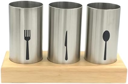 Amazon.com - IMEEA Silverware Caddy Flatware Holder Stainless Steel ...