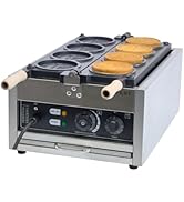 Amazon.com: CPVKRY Coin Waffle Maker for Egg Puff and Hong Kong Waffles ...