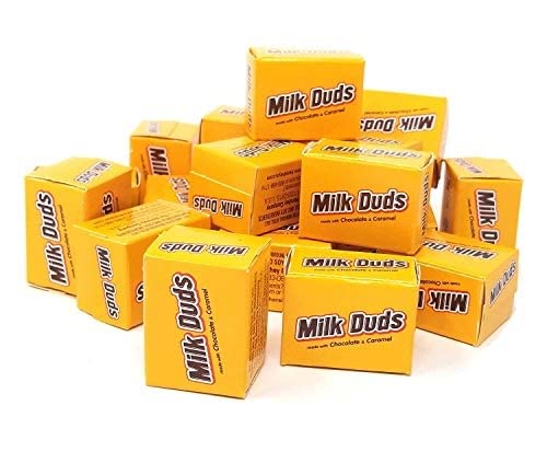Amazon.com: MILK DUDS CREAMY CHOCOLATE CARAMEL SNACK SIZE BOXES ...