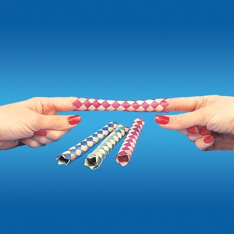 Amazon.com: Classic Chinese Finger Traps 12 Count : Toys & Games