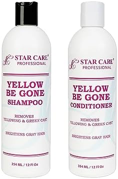 Amazon.com : Star Care Yellow Be Gone Shampoo & Conditioner 12oz/354ml ...