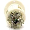 Hubbell HBL2816 AC Flanged Outlet NEMA L21-30 Female White - Electric ...
