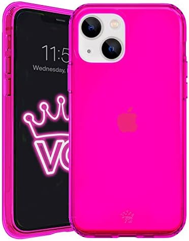 Amazon.com: Velvet Caviar Neon Hot Pink Clear Case for iPhone 12 ...