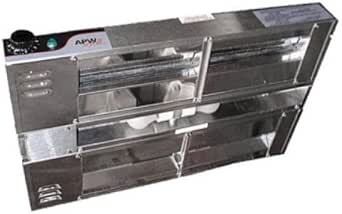 APW Wyott Dual Heat Lamp, 42'' Long, Tubular Metal Heater Rod, Lighted ...