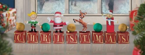 Amazon.com: Rudolph The Red Nosed Reindeer 2010 Christmas Decor Blocks ...