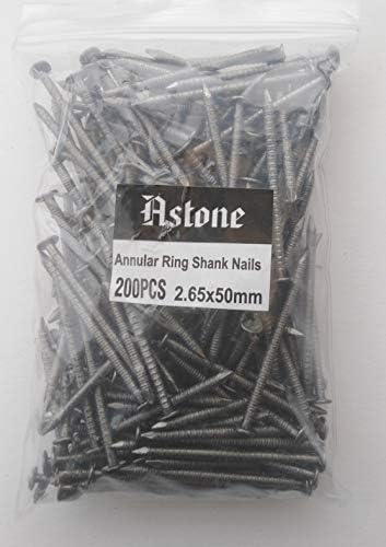 200 50mm annular Ring Nails : Amazon.co.uk: DIY & Tools