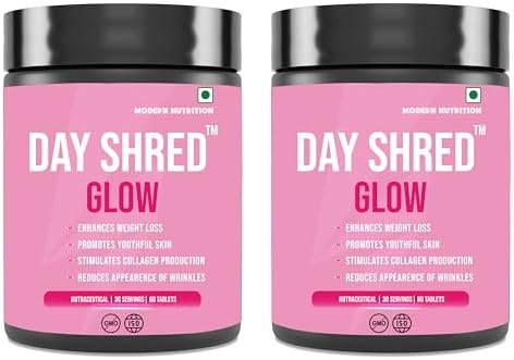 Day Shred GLOW | Advanced Fat Shredder for Men Women | VEGAN Collagen ...