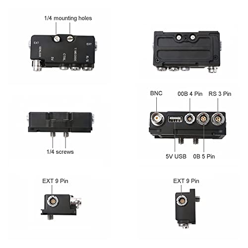 DF DIGITALFOTO Breakout B-Box for RED-Komodo Camera, EXT 9 Pin to RS 3 ...