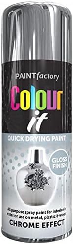 AHS Chrome Effect Spray Paint 400ML - Quick Drying Long Lasting Paints ...