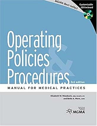 Amazon.com: Operating Policies and Procedures: Manual for Medical ...