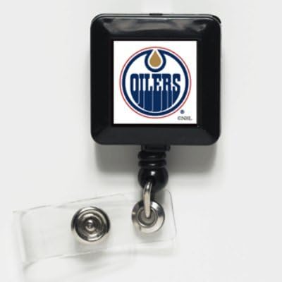 Amazon.com: NHL Edmonton Oilers Badge Holder Retractable Ticket Holder