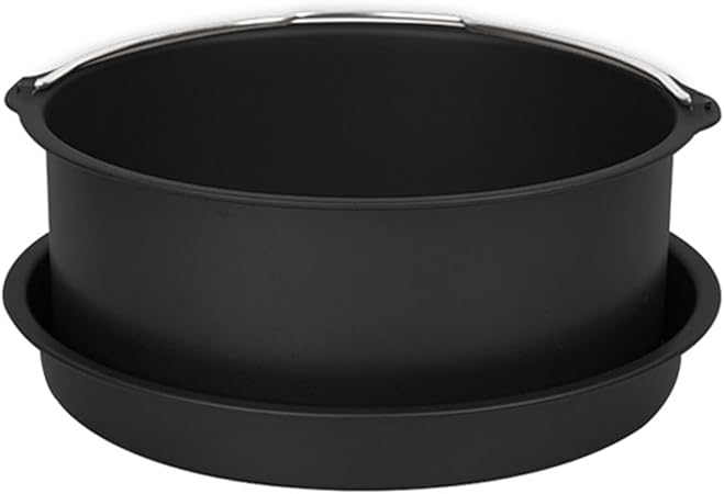 Amazon.com: GUQIANLU Air Fryer Cake Pan,Two 6-Inch Baking Pans for Air ...