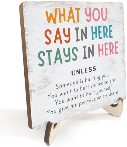 Amazon.com: Counseling Office Confidentiality Poster What You Say In ...