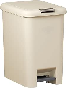Amazon.co.jp: DB3NK Trash Can with Lid, 1.6 gal (8 L), Compact Size ...