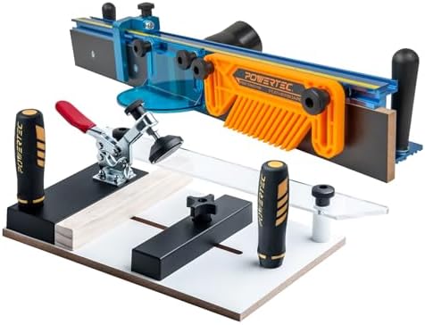 POWERTEC 72032 Deluxe Router Table Fence System 3-3/8" Tall 24" Long ...