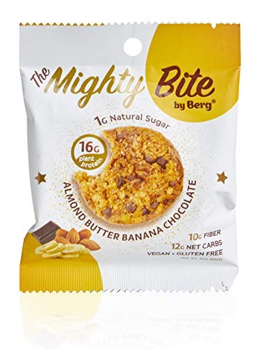Amazon.com : BERG BITES - THE MIGHTY BITE, PROTEIN COOKIE, ALMOND ...