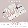 Amazon.com : DANNI & TONI Gel Nail Kit Semi-Cured Gel Nail Strips ...