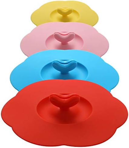 Amazon.com: ME.FAN Silicone Cup Lids - 6 Set Creative Butterfly Mug ...