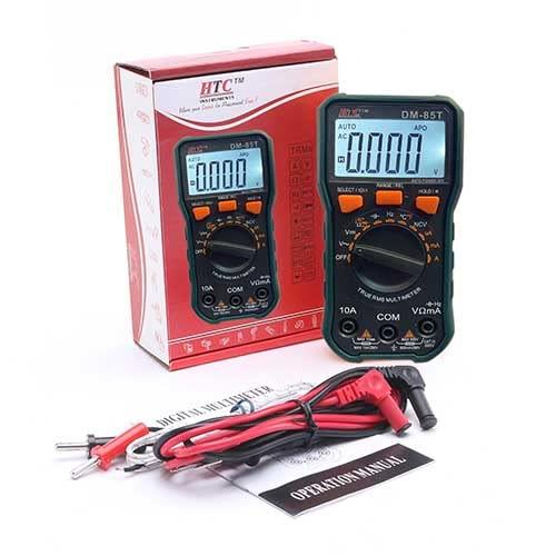 HTC Instruments DM-85T Digital Multimeter (Multicolor 6000 Counts ...