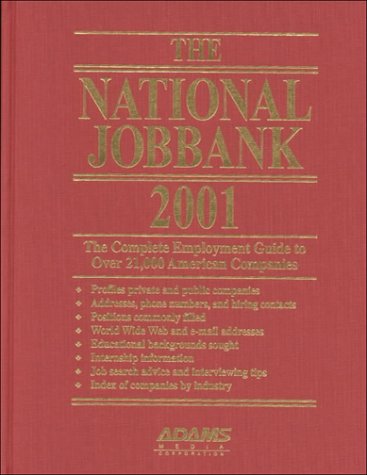 The National Jobbank 2001: Graber, Steven: 9781580624060: Amazon.com: Books