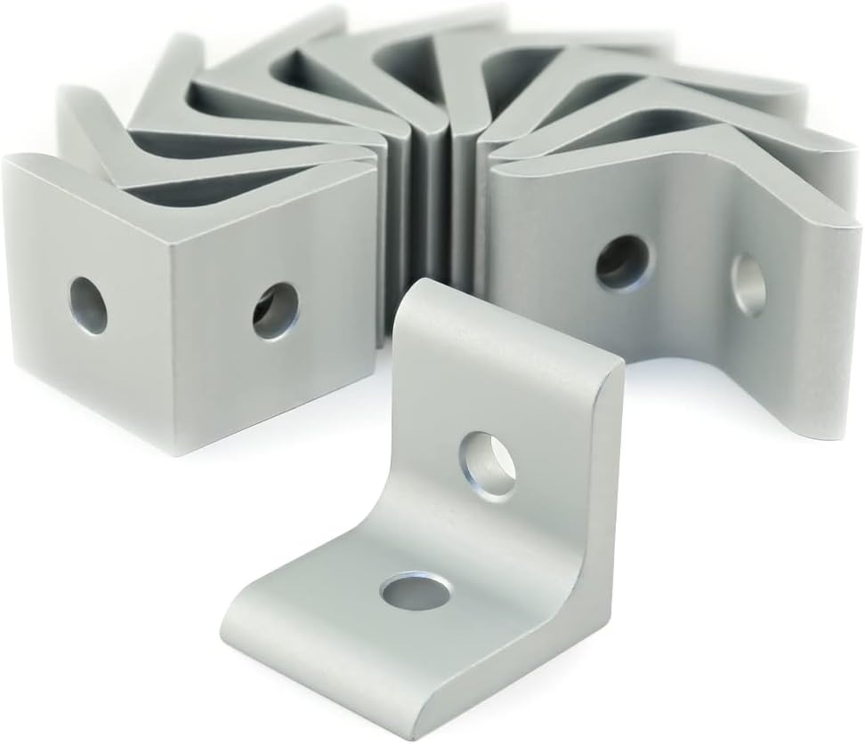 Amazon.com: 10 Packs 15 Series Aluminum 2 Hole Inside Corner Bracket ...
