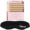 Amazon.com: Silly George Pop-On Lashes - DIY 1-Step Pre-Glued Faux ...
