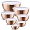 Amazon.com: Moxinox Gold Mixing Bowls with Airtight Lids, Stainless ...