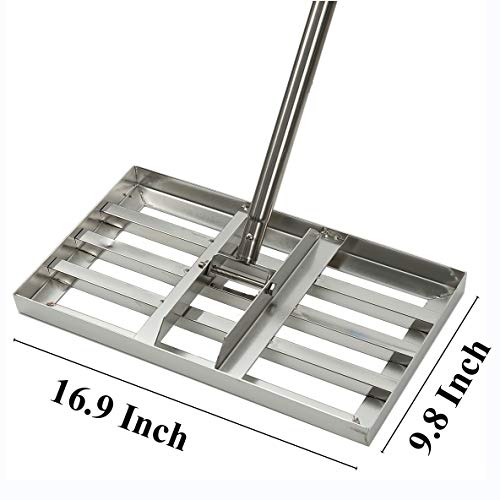 INFLATION Lawn Leveling Rake, Heavy Duty Lawn Leveler Rake with 60 Inch ...