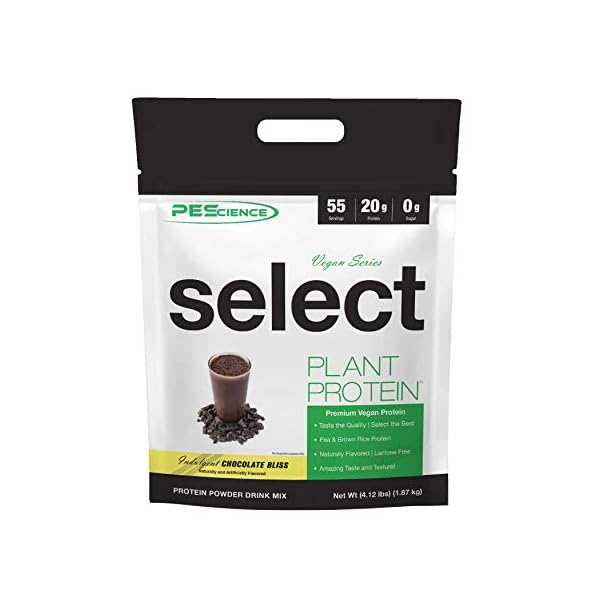 PEScience Select Vegan Plant Based Protein Powder, Chocolate Bliss, 55 ...