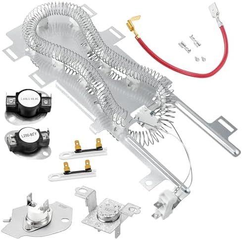 Amazon.com: Whirlpool WP8544771 OEM Dryer Heating Element Assembly ...