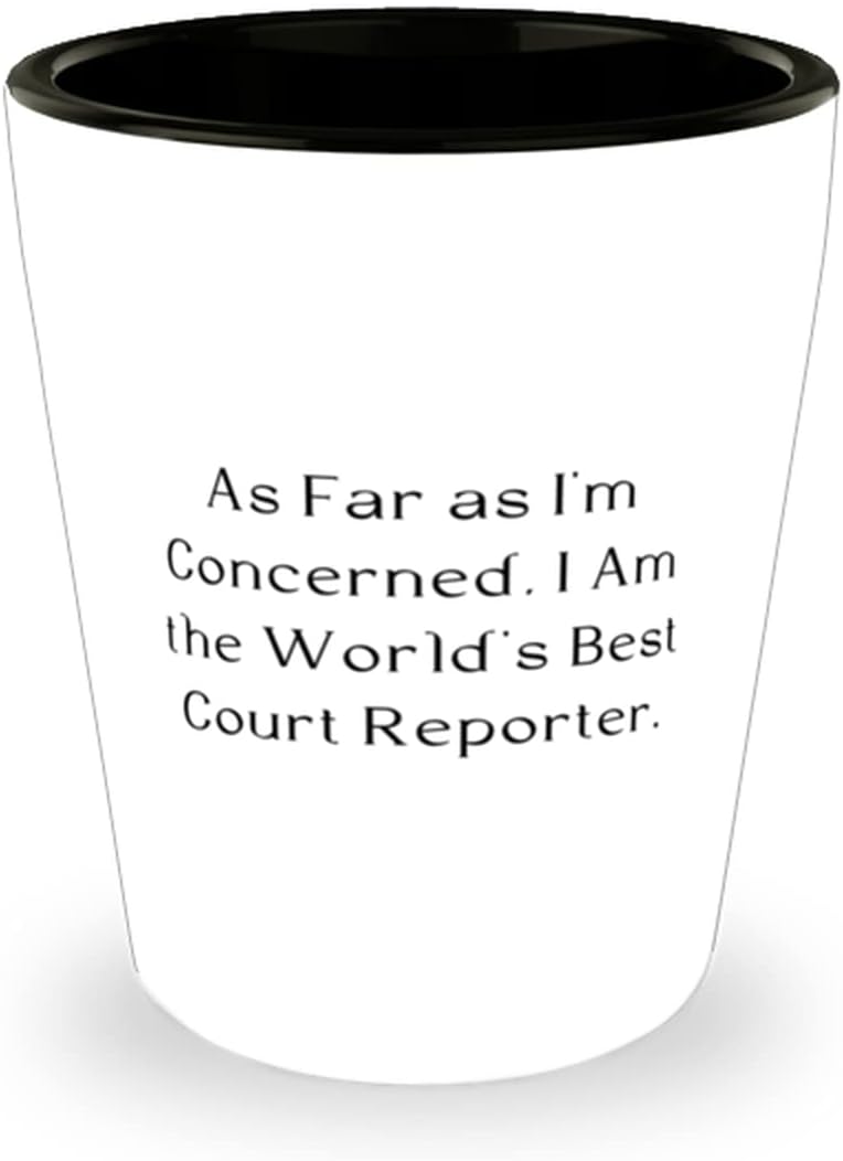 Amazon.com | Inspirational Court reporter Gifts, As Far as I'm ...